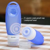 China 60M Volume Personal Care Industrial Leak Proof Silicone Travel Bottle Set TB02 Kit for sale