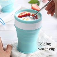 China Novel Style Outdoor Folding Water Cup for Sports and Travel Tea Cup Camping Novel Design for sale