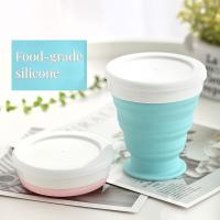 China Novel Style Outdoor Folding Water Cup for Sports and Travel Tea Cup Camping Novel Design for sale