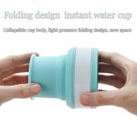 China Novel Style Outdoor Folding Water Cup for Sports and Travel Tea Cup Camping Novel Design for sale