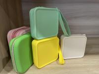 China Customized 100% Food Grade Silicone Cosmetic Bag Storage Box for Makeup Accessories for sale