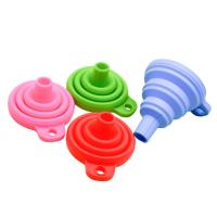 China Silicone Folding Funnel The Perfect Addition to Your Kitchen for Utensil Dispensing for sale