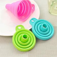 China Silicone Folding Funnel The Perfect Addition to Your Kitchen for Utensil Dispensing for sale