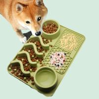 China Customizable Silicone Pet Bowl Lick Mat for Slow Eating and Anti-Obesity Training for sale