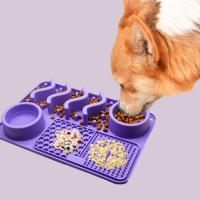 China Customizable Silicone Pet Bowl Lick Mat for Slow Eating and Anti-Obesity Training for sale