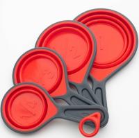 China Lightweight Collapsible Measuring Cups And Spoons Set With Scale For Precise Results for sale