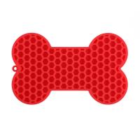 China Dogs in Shower Pet Bowls Feeders Paws Lick Pad Silicone Mat for Dogs Cats 109G for sale