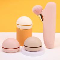 China Custom Eco-friendly Soft Silicone Makeup Sponge Blender Holder Box for Cosmetic Travel for sale