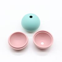 China Customized Logo Acceptable 2.5 inch Silicone Ice Ball Maker for Whiskey Wine Cocktail for sale