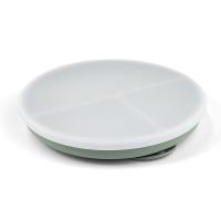 China Silicone Baby Plate with Lid and Suction Customized Color Food Grade Feeding Set for sale