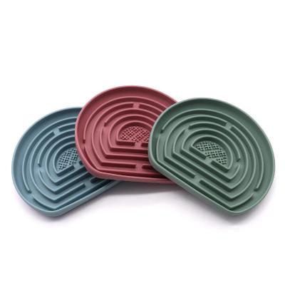 China Customized Logo Acceptable Silicone Dog Licking Mat for Slow Feeding and Digestion 2024 for sale