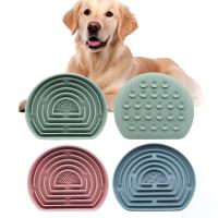 China Customized Logo Acceptable Silicone Dog Licking Mat for Slow Feeding and Digestion 2024 for sale