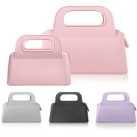 China Colorful Customized Silicone Zipper Pouch for Women's Cosmetic and Toiletry Storage for sale