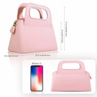 China Colorful Customized Silicone Zipper Pouch for Women's Cosmetic and Toiletry Storage for sale