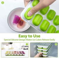 China Flexible and Sustainable 4 Pack Easy-Release Ice Cube Trays for Your Freezer for sale