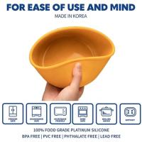 China Kitchen Food Storage Round Silicone Lunchbox Bento Box with BPA Free and Fresh-keeping for sale