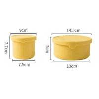 China Kitchen Food Storage Round Silicone Lunchbox Bento Box with BPA Free and Fresh-keeping for sale