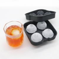 China Silicone Ice Cube Tray for Making Whiskey Ice Balls BPA-Free Food Grade Material for sale