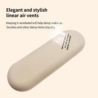 China Logo Customized Silicone Travel Cosmetic Organizer for Women and Girls for sale