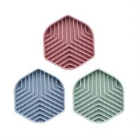 China Pet Silicone Treat Dog Lick Mat With Suction Slow Feeder Bowl for Stocked Pet for sale