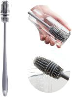 China 55g Silicone Bottle Brush Cleaning Brush for Hand Washing Water Bottles and Glassware for sale