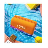 China Custom Logo Silicone Cosmetic Bag for Jewelry and Cosmetic Organization on the Go for sale