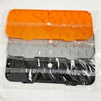China Home Kitchen Tableware Black Silicone Sink Splash Guard with Water Absorbent Design for sale