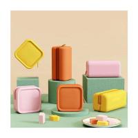 China Custom Logo Silicone Cosmetic Bag for Jewelry and Cosmetic Organization on the Go for sale