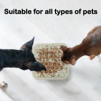 China Silicone Pet Lick Pad Slow Feeder Licking Mat for Dogs/Cats Customized Anxiety Relief for sale