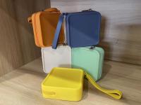China Jewelry and Makeup Storage Bag Customized Silicone Cosmetics Box for Girls' Accessories for sale