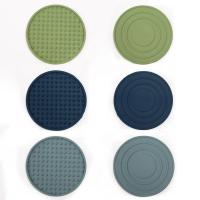 China Silicone insulated cushion Coast Function Home Deco Cute Coaster Customized Designs for sale