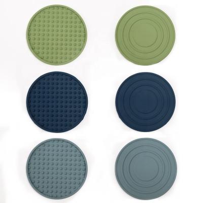 China Silicone insulated cushion Coast Function Home Deco Cute Coaster Customized Designs for sale