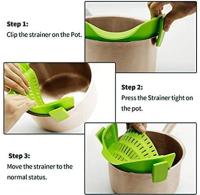 China Adjustable Silicone Clamps The Perfect Fit for Utensils Type Colander Filters and POTS for sale