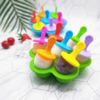 China 145g Reusable Silicone Ice Pop Maker with Stick Top Selling BPA Free Popsicle Mold for sale