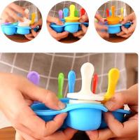 China 145g Reusable Silicone Ice Pop Maker with Stick Top Selling BPA Free Popsicle Mold for sale