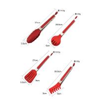 China Home Kitchen Restaurant Utensils Food Tong Set for BBQ Salad and Barbecue Steak 3-Piece for sale