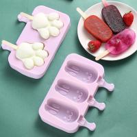 China BPA Free Customized Design Silicon Ice Cream Popsicle Mold Making with Stick for sale