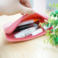 China Waterproof Silicone Travel Cosmetic Bag for Sundries Custom Printed and Affordable for sale