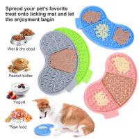 China Custom 3 in 1 Puzzle Toy for Pet Anxiety Relief Non-slip BPA Free Food Grade Lick Mat for sale