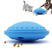 China Interactive Food Ball Toy Durable Silicone Chew Ball for Dog Treat Puzzle and Training for sale