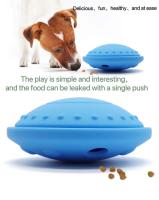 China Interactive Food Ball Toy Durable Silicone Chew Ball for Dog Treat Puzzle and Training for sale