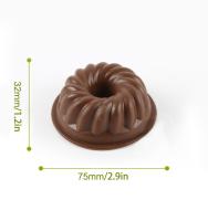 China Nonstick Silicone Donut Pan Molds Ideal for Baking and Stocked in Various Shapes for sale