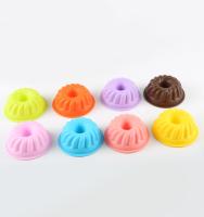 China Nonstick Silicone Donut Pan Molds Ideal for Baking and Stocked in Various Shapes for sale