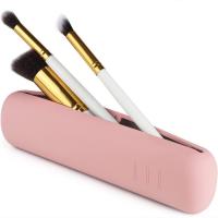China Modern Design 100% Food Grade Silicone Cosmetic Brush Storage Box with Magnet Closure for sale