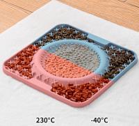 China Customized Color Silicone Pet Feeding Plate for Dog and Cat Licking Pad in 2024 for sale