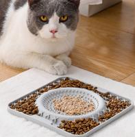 China 20CM*20CM Silicone Pet Feeder for Dog and Cat Licking Pad Made of Silicone Material for sale