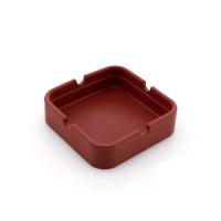 China REACH Certified Silicone Ashtray for Cigarettes Smoking Cigar 4 Lighter Rest Included for sale