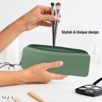 China Travel Essentials Organizer Flexible Design Silicone Makeup Bag for Women Waterproof for sale