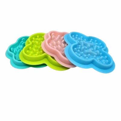 China Silicone Pet Bowl for Slow Feeding Anti Choking and Overturning Accepted OEM/ODM for sale