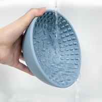 China Pet Feeding Bowl Round Silicone Dog Bowl Slow Feeder for Healthy Eating Interactive Feeder for sale